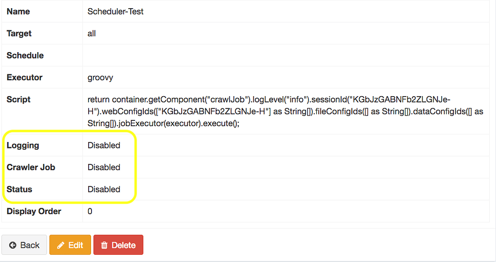 Admin API - Create Scheduler bug - English:Fess - CodeLibs Forum